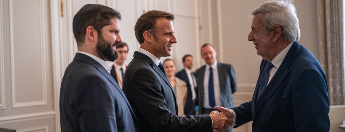 Canciller acompaña a Presidente Boric en reunión con el Presidente ...